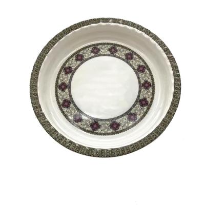China Camping Rice Melamine Dinner Plates Lighter Tasteless Eco Friendly for sale