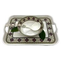 China ODM Personalized Melamine Serving Tray Tasteless Safety Standard BSCI for sale