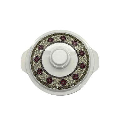 China Durable Picnic Salad Bowl With Lid Tasteless Non Toxic With Ear for sale