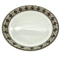 China Durable Melamine Plates Restaurant Supply / Scratch Resistant Dinner Plates BSCI for sale