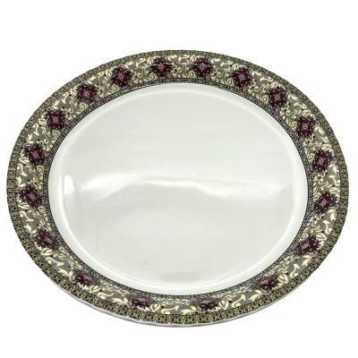 China Seamless Camper Melamine Plates Unbreakable Eco Friendly Dinnerware for sale