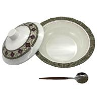 China ODM Restaurant Melamine Bowl Lid 11 Inch Imitation Porcelain for sale