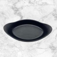 China Custom Melamine Salad Plate Japanese And Korean Style Melamine Tableware Oval for sale