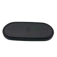 China 10'' Oval Melamine Salad Plate Matte Black Anti Scratch BSCI for sale