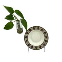 China Ripple Restaurant Melamine Salad Plate Dinnerware Durable Round for sale