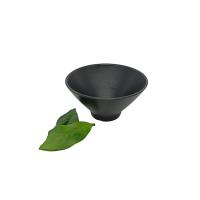 China Ramen Melamine Soup Bowl Non Toxic Melamine Noodle Bowl Matte Black for sale