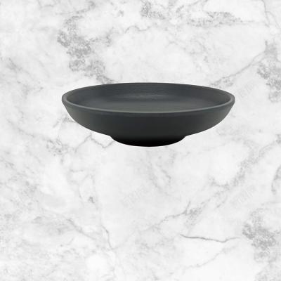 China Black 8 Inch Melamine Oval Dinner Plates All Season for sale