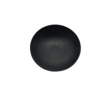 China 7'' Home Melamine Soup Bowl Dinnerware Matte Black Deep Round for sale