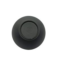 China 7'' Home Melamine Soup Bowl Dinnerware Matte Black Deep Round for sale