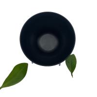 China Restaurant Hotel Round Melamine Soup Bowl Dinnerware Matte Black 6.5'' for sale