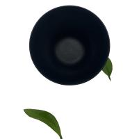 China 7'' Round Restaurant Melamine Soup Bowl Dinnerware Matte Black for sale