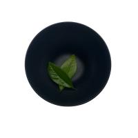 China 7'' Round Restaurant Melamine Soup Bowl Dinnerware Matte Black for sale