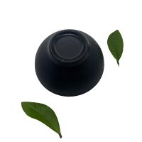 China 7'' Round Restaurant Melamine Soup Bowl Dinnerware Matte Black for sale