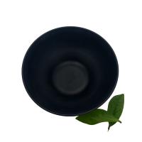 China Home Matte Black Melamine Soup Bowl Dinnerware 8'' Deep Round for sale
