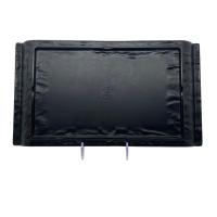 China ODM 16.2'' Melamine Black Rectangle Plate Galaxy Pattern FDA for sale