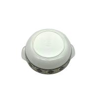 China Kitchenware Serving Melamine Bowl Lid Non Toxic Tasteless Ripple for sale