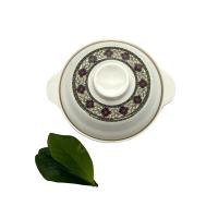 China 8.5'' Housewares Flower Melamine Bowl Lid Dinnerware Durable for sale