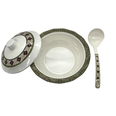 China Restaurant Melamine Bowl Lid 8 Inch Soup Bowl Lid Durable 531 Series for sale