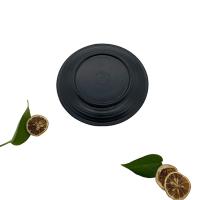 China Matte Black Restaurant Melamine Dinner Plates ​7'' Hot Pot Dinnerware for sale