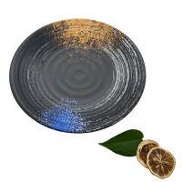 China Black Personalized Camping Melamine Dinnerware Japanese And Korean Style for sale