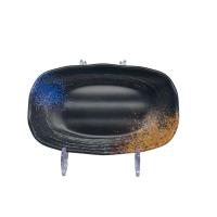 China Restaurant Melamine Soup Plate Dinnerware Melamine Oval Shape Plate for sale
