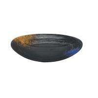 China Restaurant Hot Pot Melamine Salad Plate Sets With Galaxy Pattern for sale
