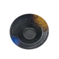 China Restaurant Plastic Ramen Melamine Soup Bowl With V Shape Galaxy Pattern for sale