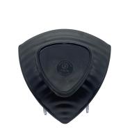 China Irregular Triangle Melamine Sushi Plate Black Color Food Serving for sale