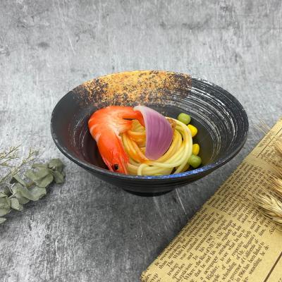 China 5.5 Inch Matt Melamine Ware Bowls Unbreakable Round With Threaded Shape for sale