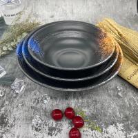 China Durable Elegant Matt Melamine Soup Bowl Round Non Toxic Food Grade for sale