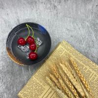 China Japanese Restaurant Udon Melamine Black Bowl Unbreakable Galaxy Pattern for sale