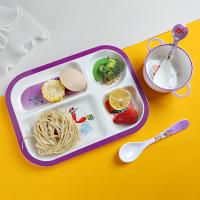 China Melamine Childrens Dinner Set With Plates Bowls And Cups Eco Friendly Food Grade for sale