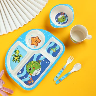 China Lead Free Melamine Dinnerware Sets Child Tableware Sets Toxic Free Safe for sale
