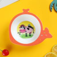 China Lead Free 100% Melamine Dinnerware Sets Stain Resistant Bamboo Fibre Material for sale