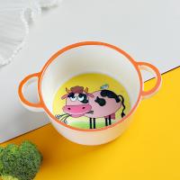 China Lead Free 100% Melamine Dinnerware Sets Stain Resistant Bamboo Fibre Material for sale