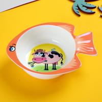 China Lead Free 100% Melamine Dinnerware Sets Stain Resistant Bamboo Fibre Material for sale