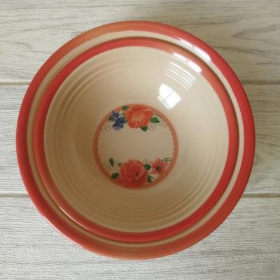 China OEM ODM Soup Plate Personalised Melamine Plate Available For Customization for sale