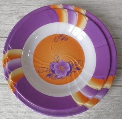 China Customized Logo Acceptable Melamine Bowl Lid Microwave Safe High Durability for sale