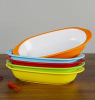 China Hot Selling Food Grade Melamine Noodle Rice Soup Double Ears Bowl for sale