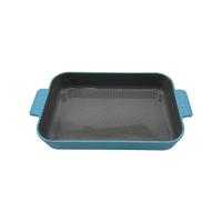China Square Lobster Plate Serving Tray Dinner Party Large Capacity Bowl With Two Ears Melamine Soup Pot for sale