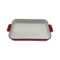 China Melamine Casserole Dish With Lid Food Grade Covered Rectangle Casserole Dish With Handles MMC Bowls With Lid for sale