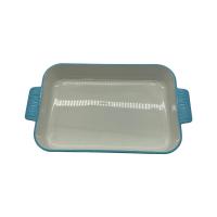 China Melamine Casserole Dish With Lid Food Grade Covered Rectangle Casserole Dish With Handles MMC Bowls With Lid for sale
