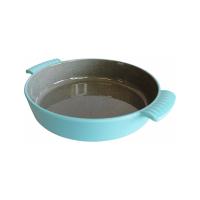China Restaurant Dinnerware Serving 10inch Cheap Bulk White Melamine Deep Plate Casserole With Handle for sale