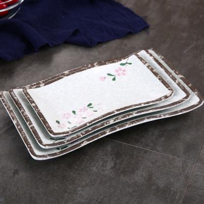 China Lightweight and Unbreakable Melamine Dinnerware Plates for Camping for sale