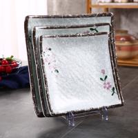 China Stackable Melamine Dinner Plates for Hospitality Requirements for sale