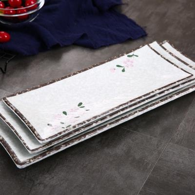 China Dinnerware Plates with Melamine Material - Suitable for Hot and Cold Food for sale