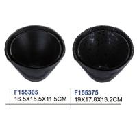 China 9 Inch Black Melamine Rice Bowl in Glaxy Series with Custom Pattern for sale