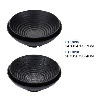 China Round Shape Melamine Soup Bowl With Customizable Custom Customizable LOGO for sale
