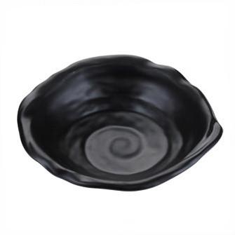 China Non Toxic Black Melamine Soup Bowl in Black - Safe and Durable for sale