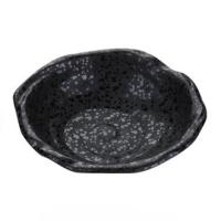 China Restaurant Black Melamine Soup Bowl for Outdoor Activities for sale